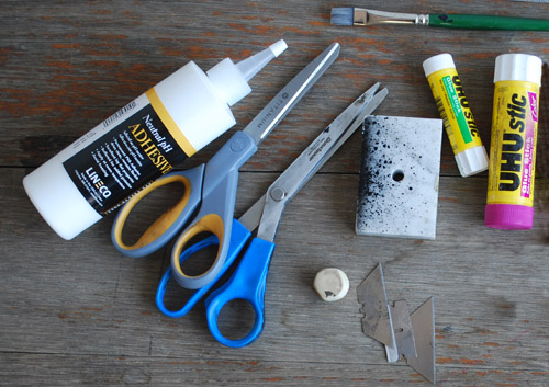 Teresa Petersen, Detroit Artist: How to make a collage